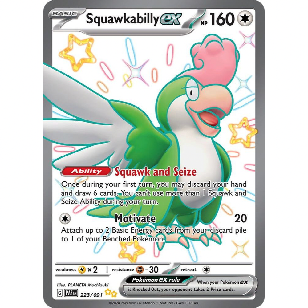 Squawkabilly ex 223/091 Shiny Rare NM – cyborgcollectibles